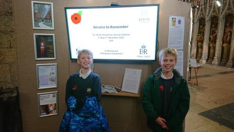 Military children | Threshfield Primary School | North Yorkshire